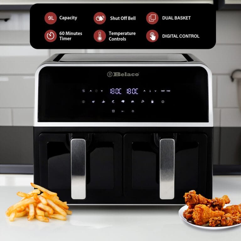 Belaco Air Fryer 9L Dual Zone - Belaco